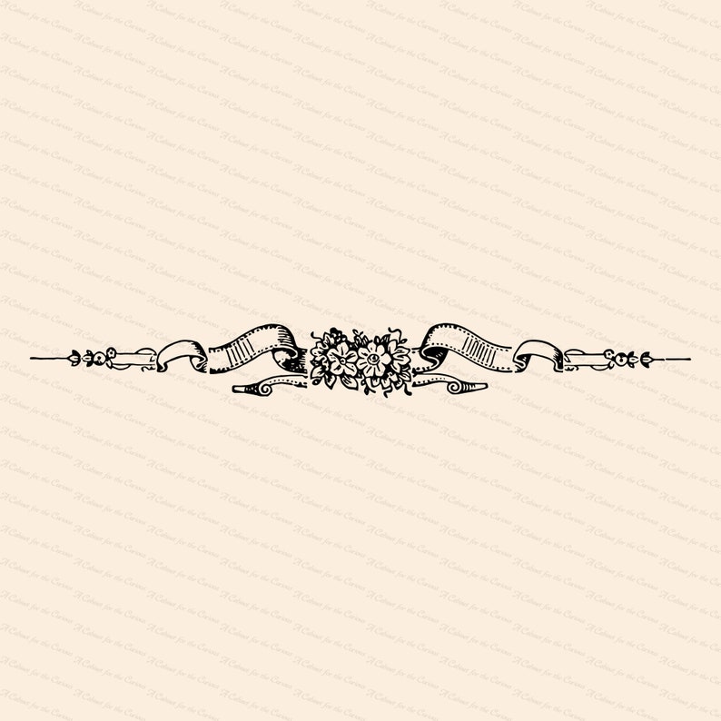 Victorian Floral and Ribbon Embellisment | Antique Vintage 1870s ...