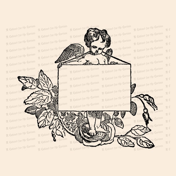 Angel Holding A Scroll Tattoos