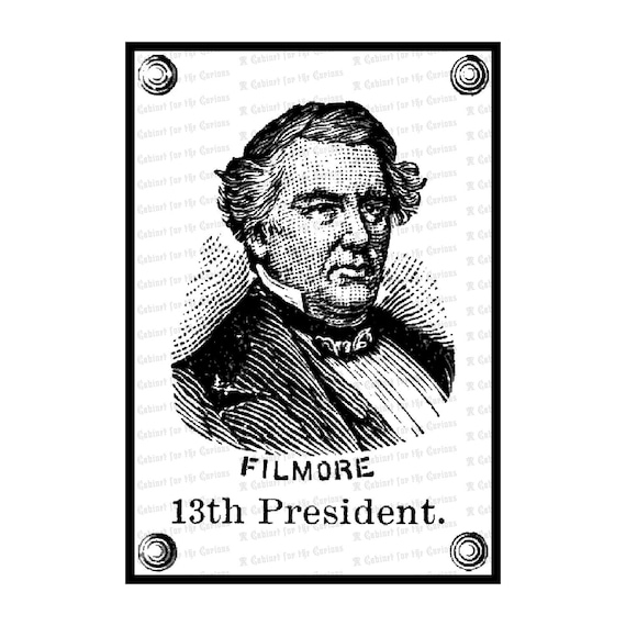 Digital President Millard Fillmore Victorian Portrait - Etsy