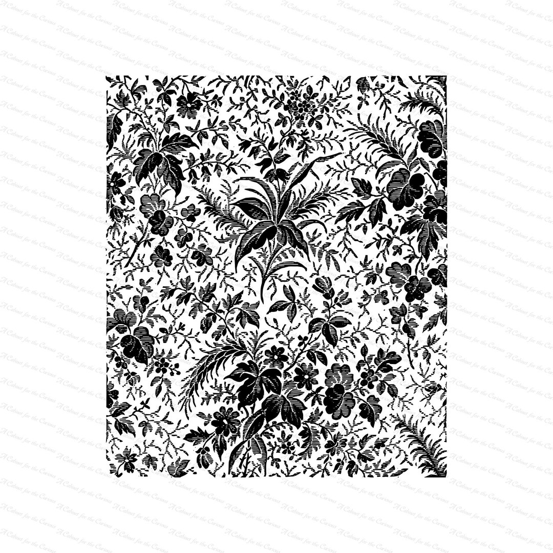 Victorian Floral Pattern Vector Clipart | Vintage Carpet / Wallpaper ...