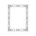 Digital Vintage Edwardian Decorative Floral Geometric Frame | Vector ...