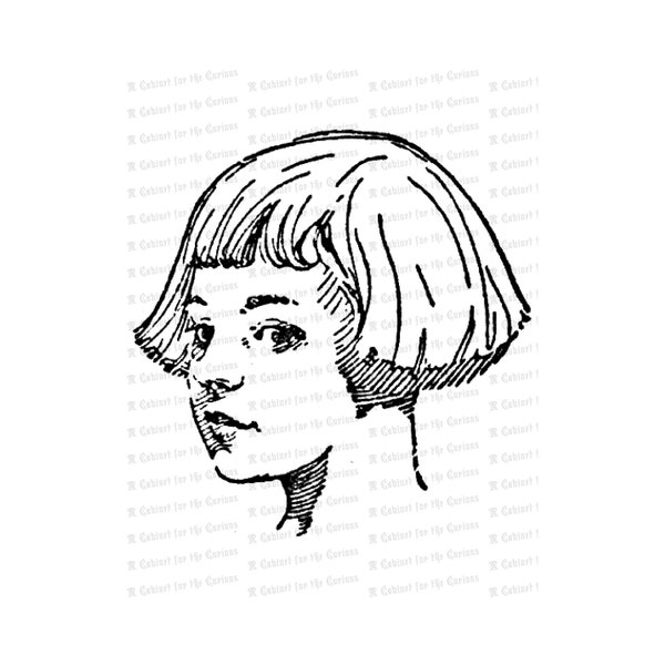 Bob Haircut Svg - Etsy
