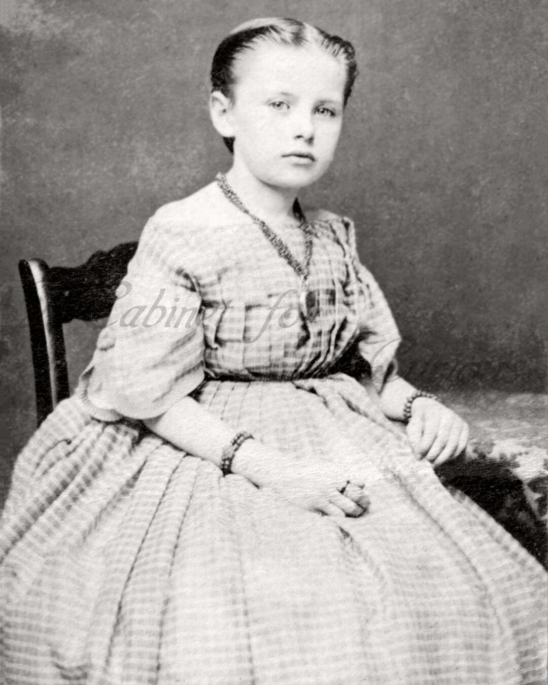 Antique Photo DOWNLOAD | Pretty Young Victorian Civil War Era Girl in ...