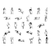 Vector Clipart Victorian Sign Language Alphabet | Deaf Manual Alphabet ...