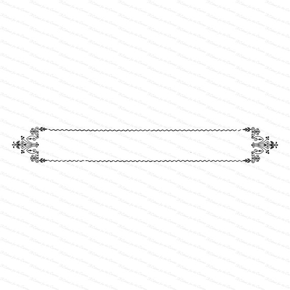 Vintage Frilly Title Border Element Antique Victorian | Etsy