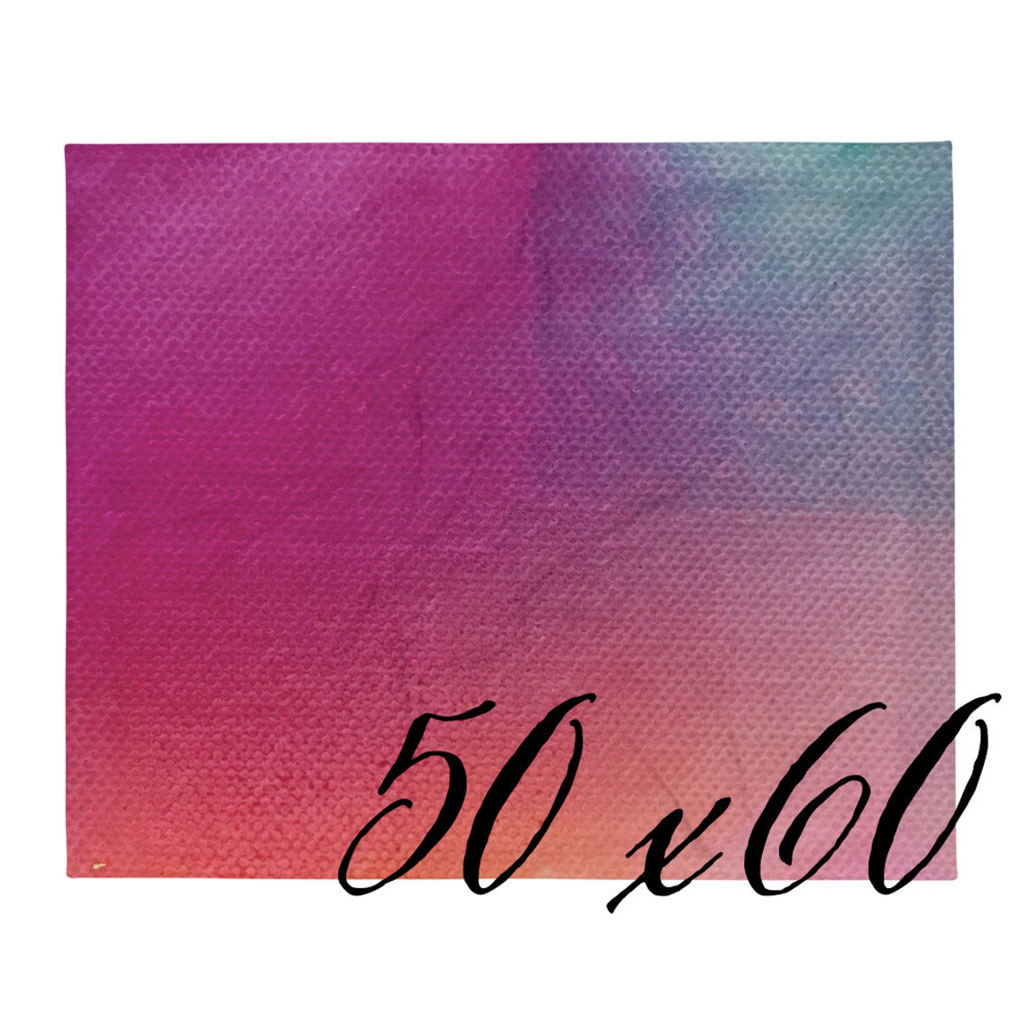 Pink Orange & Blue Throw Blanket | Etsy