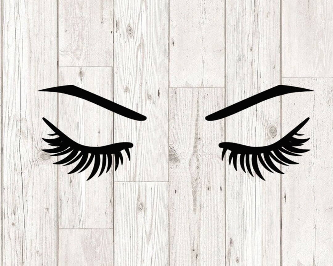 Eyelashes Svg, Eyebrow Svg, Eye Svg, Woman Eyelashes Svg, Cutting Files ...