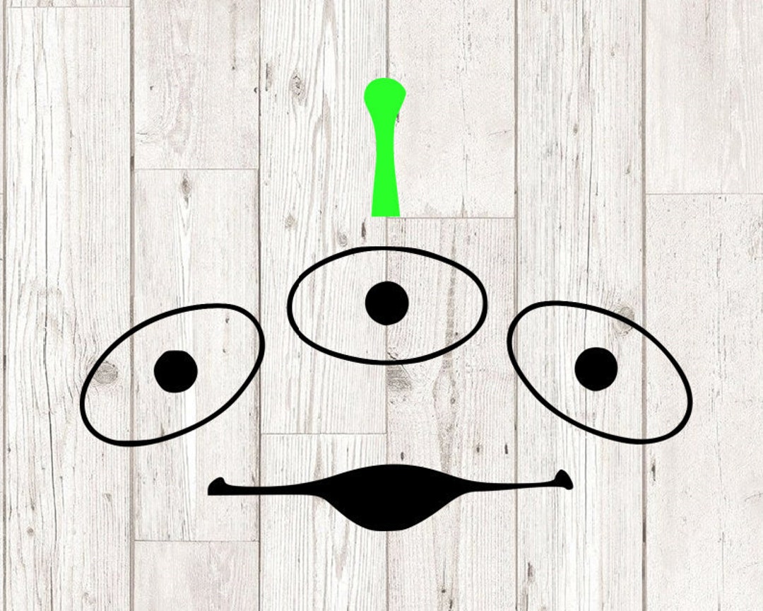 Alien Toy Story Svg, Alien Face Svg, Toy Story Alien Svg, Cutting Files ...