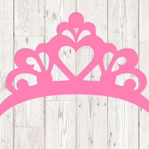 Crown Svg Tiara Svg Princess Crown Svg Cutting Files for - Etsy