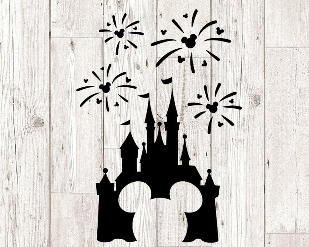Castle Fireworks Svg, Castle Svg, Vacation Svg, Cutting Files for ...