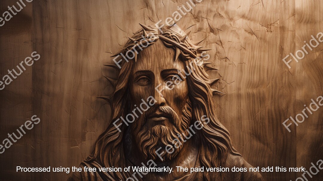 Our Savior, God, Jesus, Laser Etch Burn Wood Files, High Quality ...