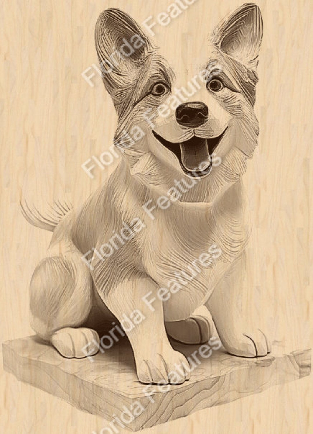 3D Illusion | Laser Burn PNG Digital File | Perfect Wood Engraving ...