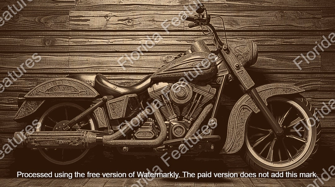 Motorcycle Laser Cut File: 3D Wood Art, PNG SVG (digital Download) - Etsy