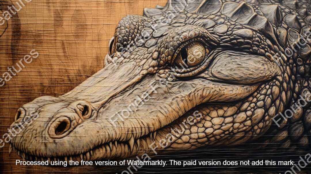 Digital Download Laser Etched Florida Gator Omtech Wood Wood Burn Xtool ...