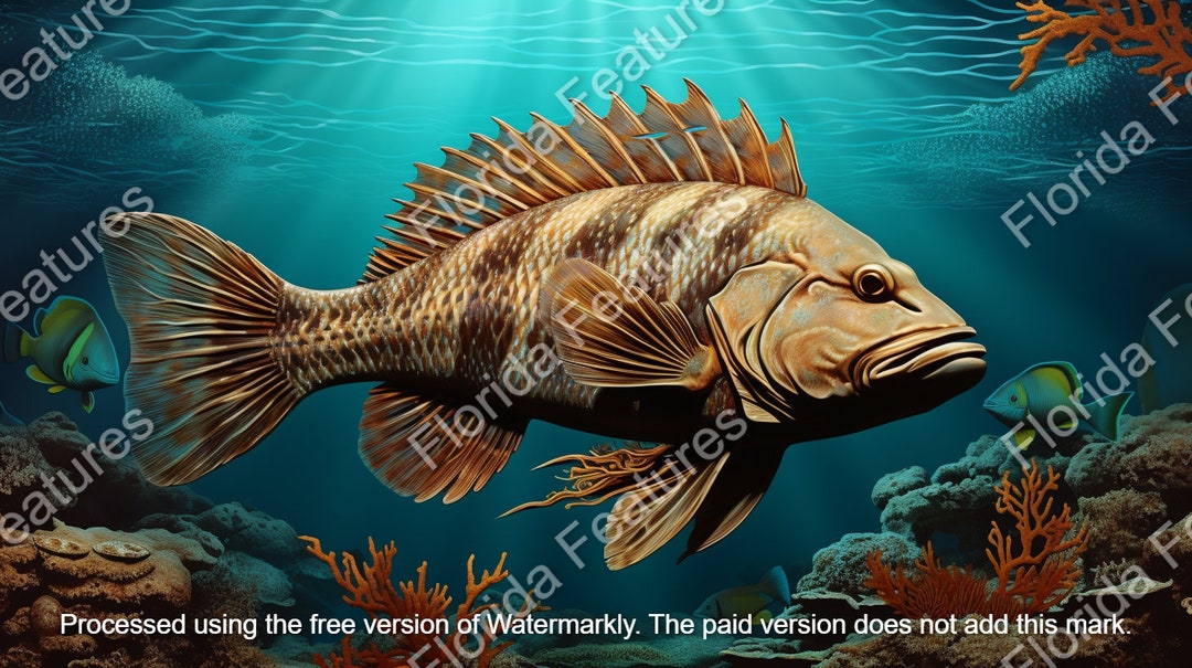Laser Burn PNG, Lake Florida Hogfish Fishing, Carved Look, Easy Cut ...