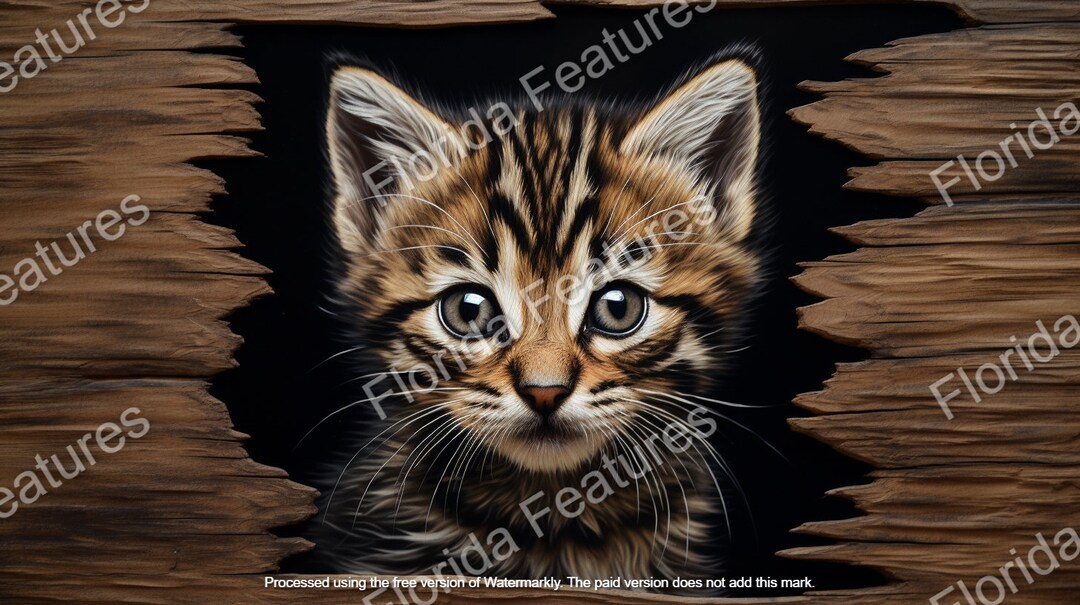 Glowforge 3D Illusion Cat 3D Illusion Omtech Laser Digital Download PNG ...
