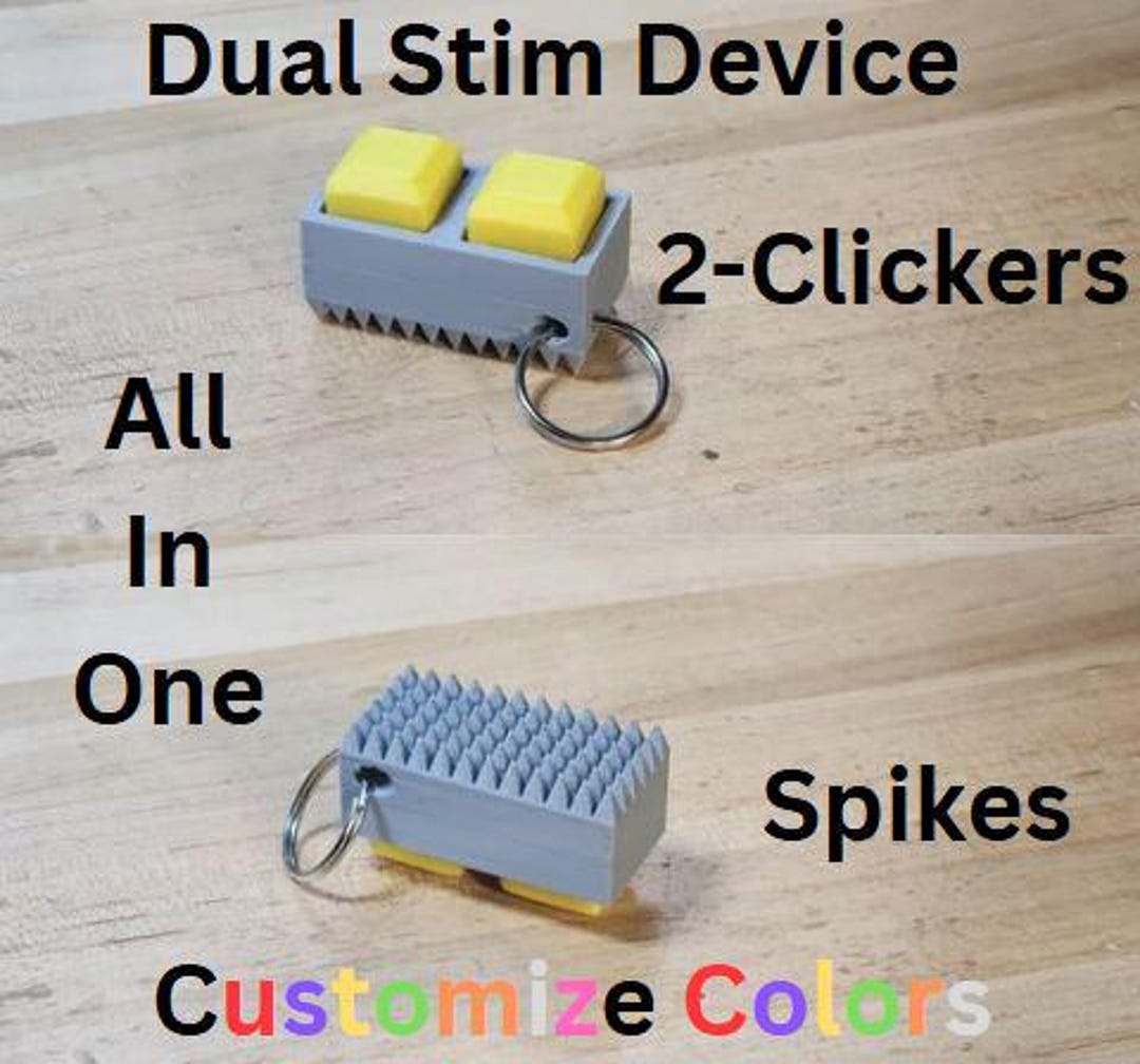 2 Button Spike Customize Handheld Sensory Fidget Device Y Stimulation ...