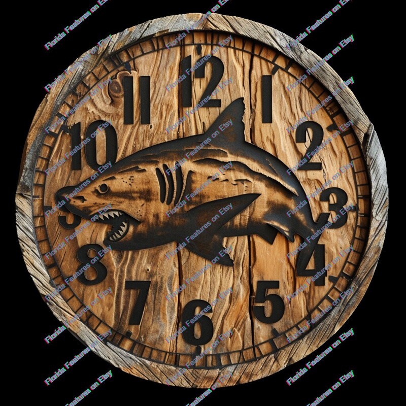 Shark Clocks - Etsy