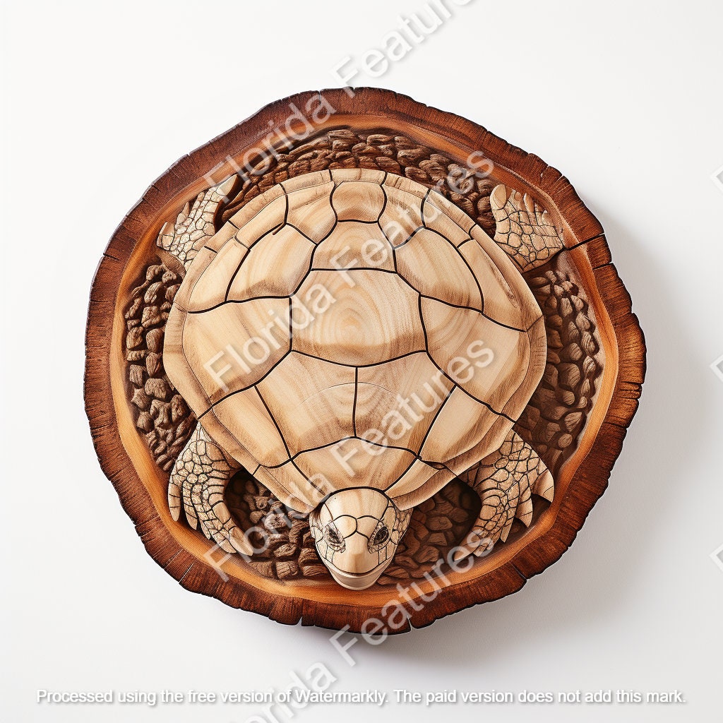 Sea Turtle Sea Life 300 DPI Live Edge Laser Etch Burn - Etsy