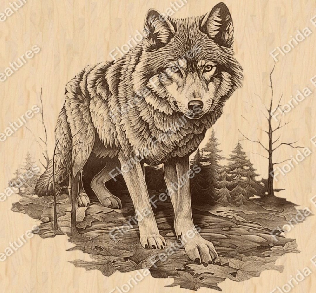 3D Illusion | Laser Burn PNG Digital File | Perfect Wood Engraving ...