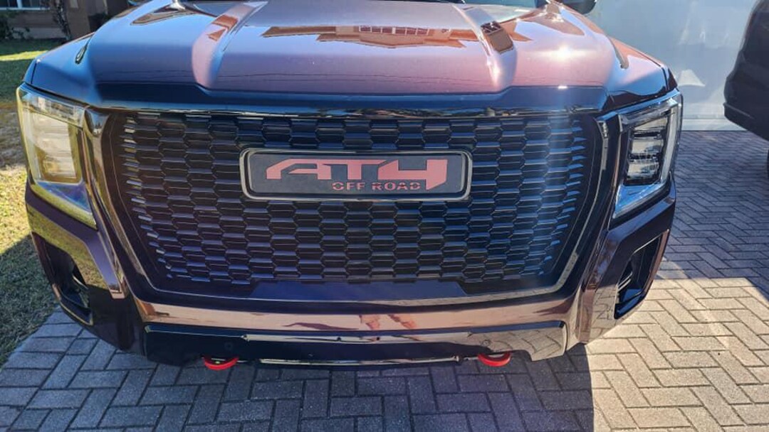 Custom Grill Badge for 2022-2024 GMC Yukon Denali and AT4 Owners Front ...