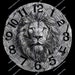 Wood Wall Clock Wild King Lion Clock 3D Illusion Laser Burn PNG Digital ...