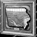 Iowa 3D Map Picture Wood Framed State USA 3D Illusion Laser Etch SVG ...