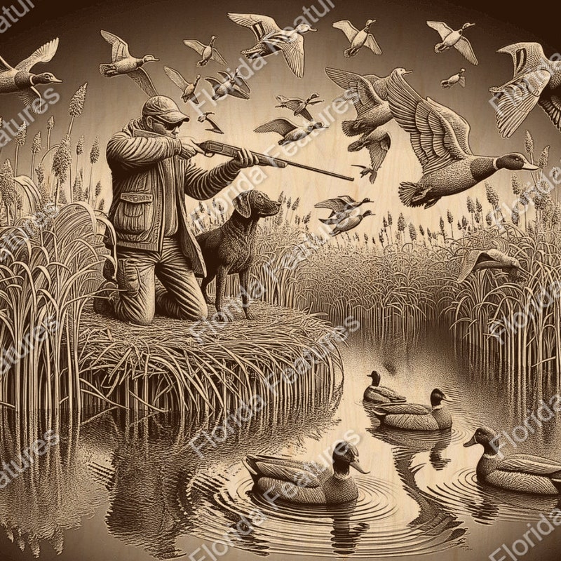 Duck Hunting Ornaments 3d - Etsy