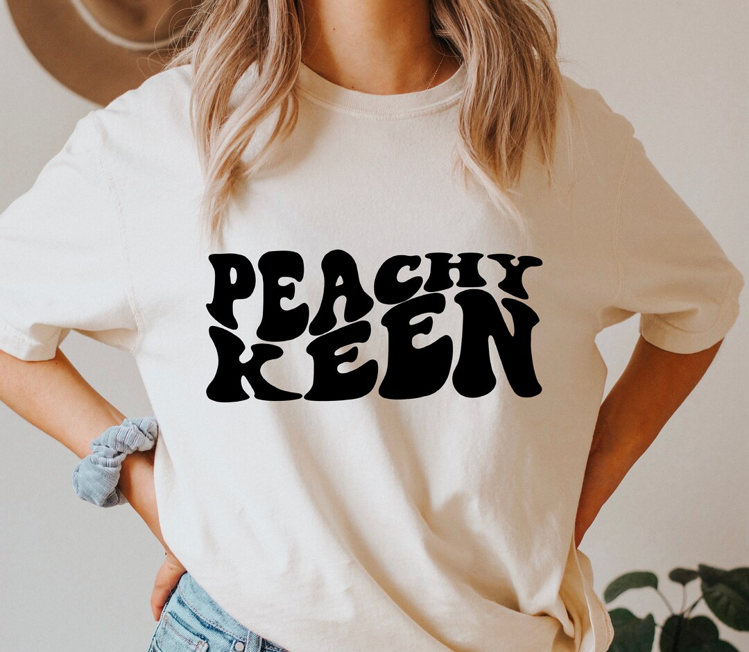 Peachy Keen SVG | Inspirational Quote Svg, Mama Svg, Minimalist Svg ...
