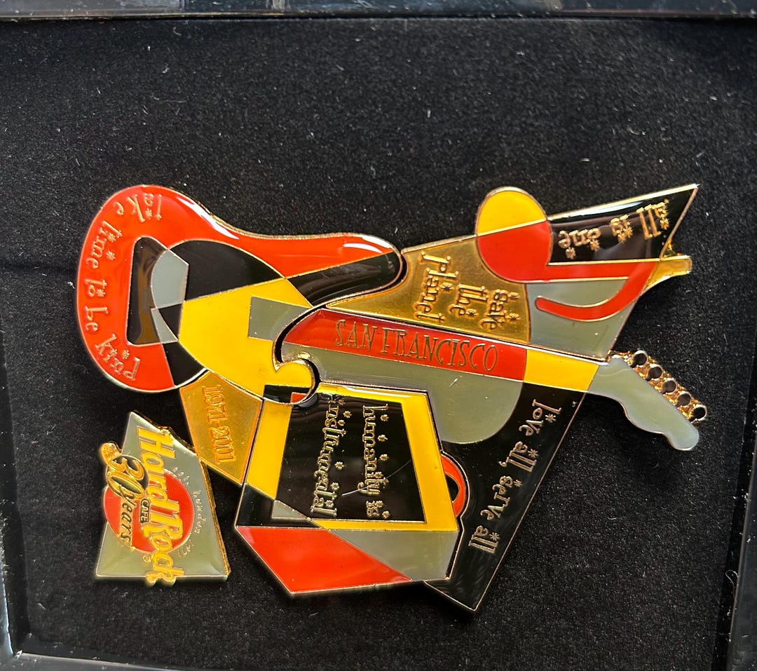 Hard Rock Pin Collectors 30 Year Anniversary Set With Box-san Francisco ...