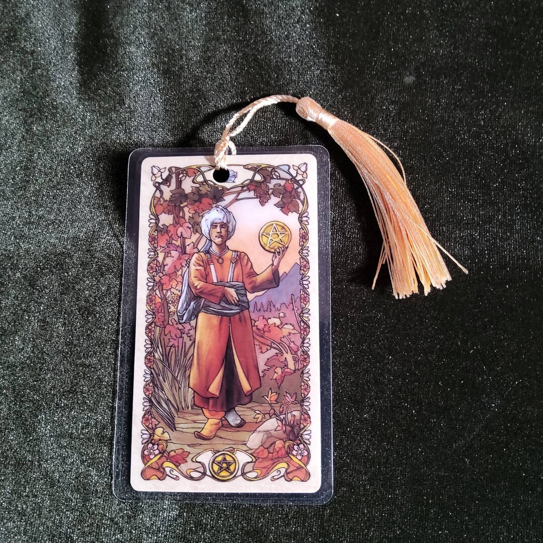 Tarot Mucha Bookmark/ Prince of Pentacles - Etsy