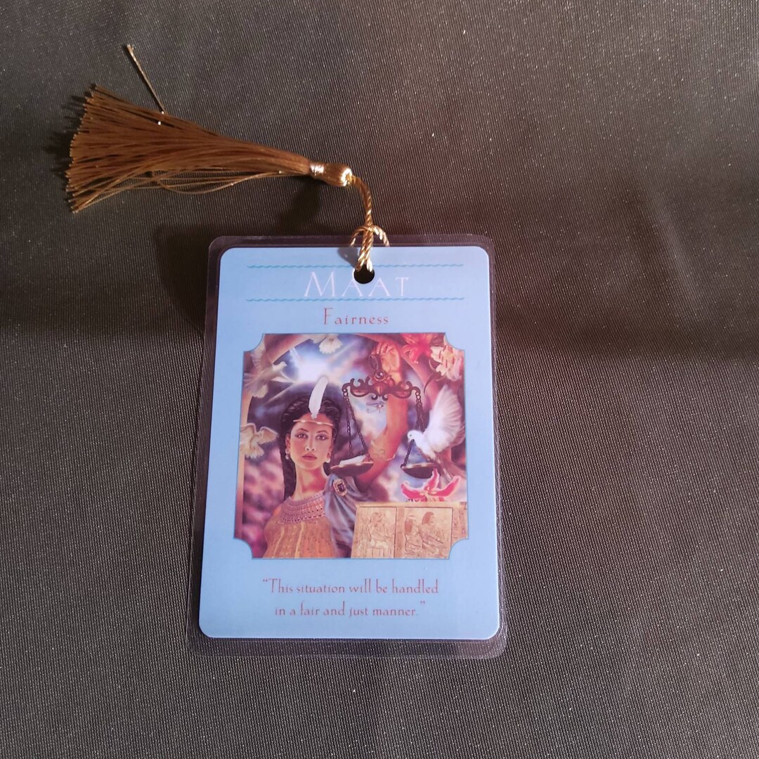 Goddess Oracle Bookmark - Fairness - Etsy