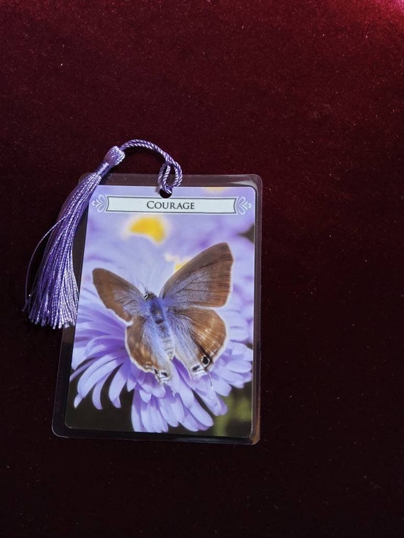 Butterfly Bookmark/ Courage - Etsy