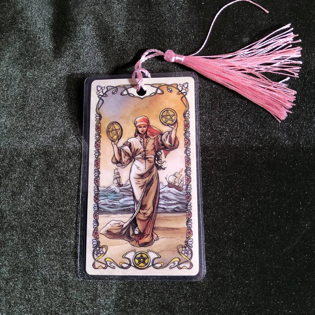 Tarot Mucha Bookmark/ Two of Pentacles - Etsy
