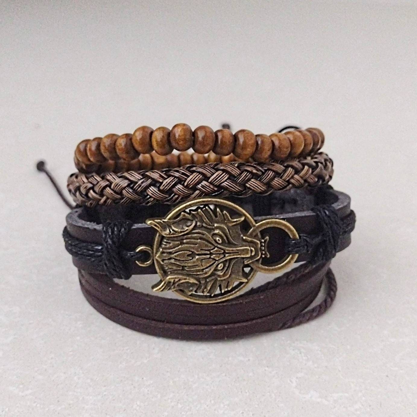 Wolf Bracelets Werewolf Cosplay Jewelry Adjustable Bracelet - Etsy