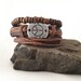Peace Leather Bracelet Set - Love Bracelets - Etsy