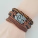 Peace Leather Bracelet Set - Love Bracelets - Etsy