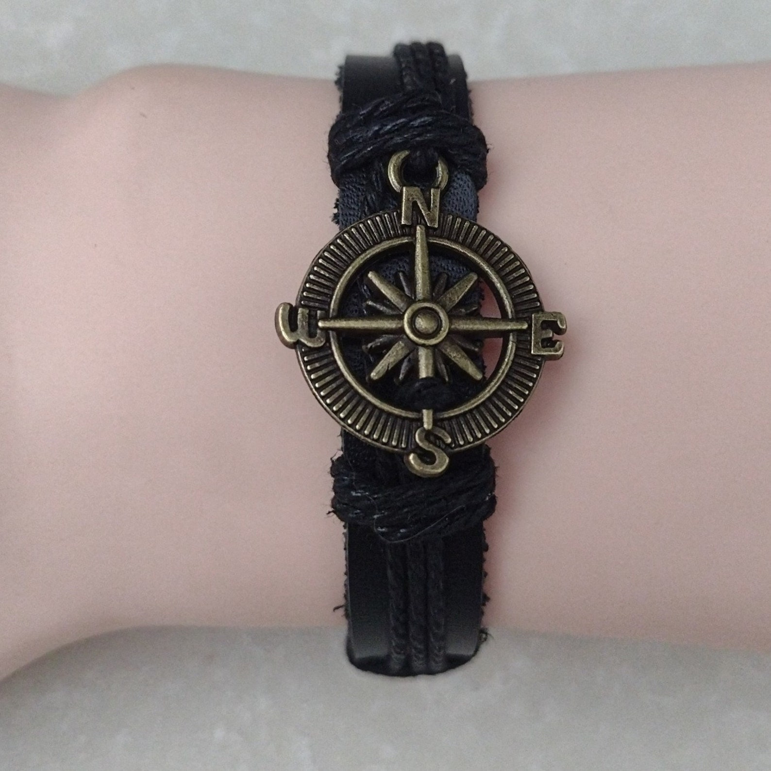 Cosplay Compass Bracelets, Renaissance Pirate Adjustable Bracelets - Etsy