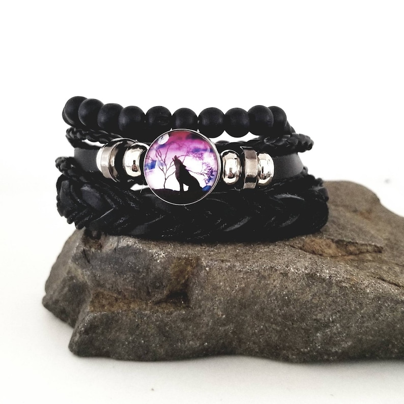 Wolf Bracelets Howling Wolf Bracelets Werewolf Jewelry - Etsy