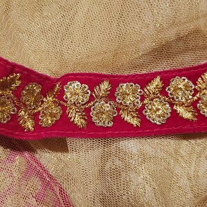 Pakistani / Indian Women's Golden Jamawar and Net 2 Piece Suit With ...