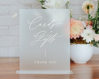Acrylic Gifts and Cards Sign | Etsy