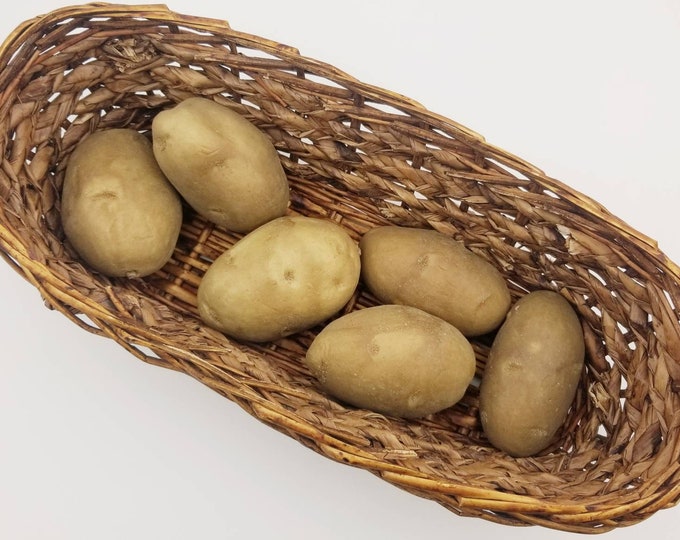 Artificial Russett Potatoes Set of 6. Artificial Vegetable Arrangement ...