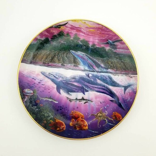 Dolphin Plate - Etsy