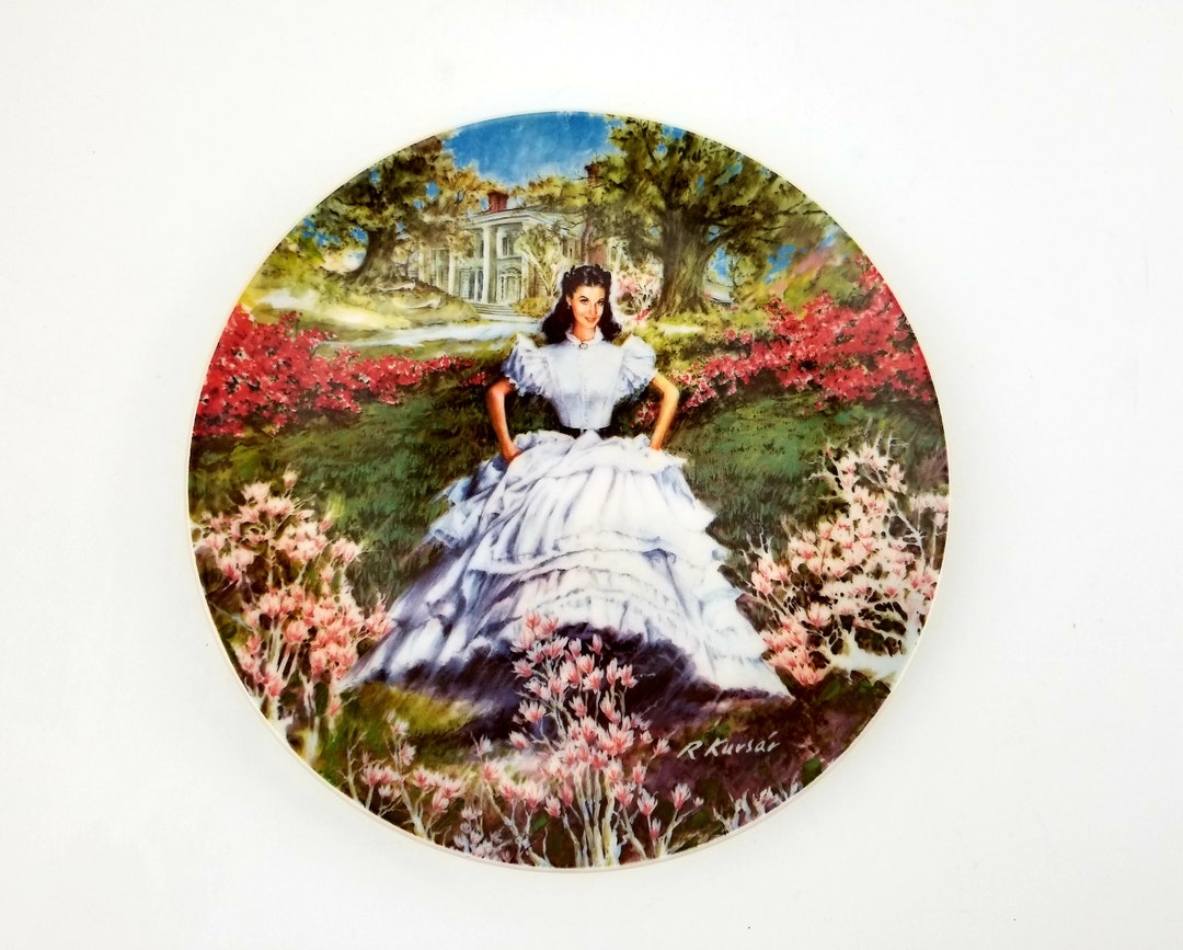 Gone With the Wind Scarlett Collectable Plate. Limited Edition R ...
