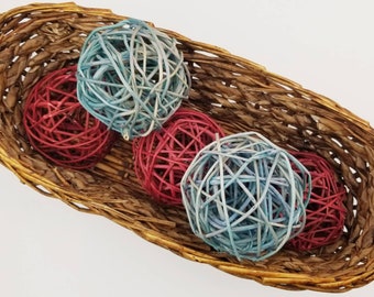 Large Red Balls Decorative - Etsy