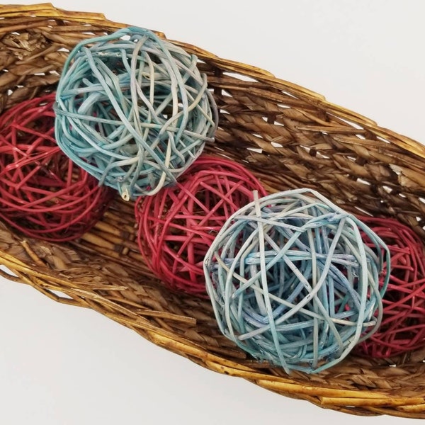 Rattan Balls - Etsy