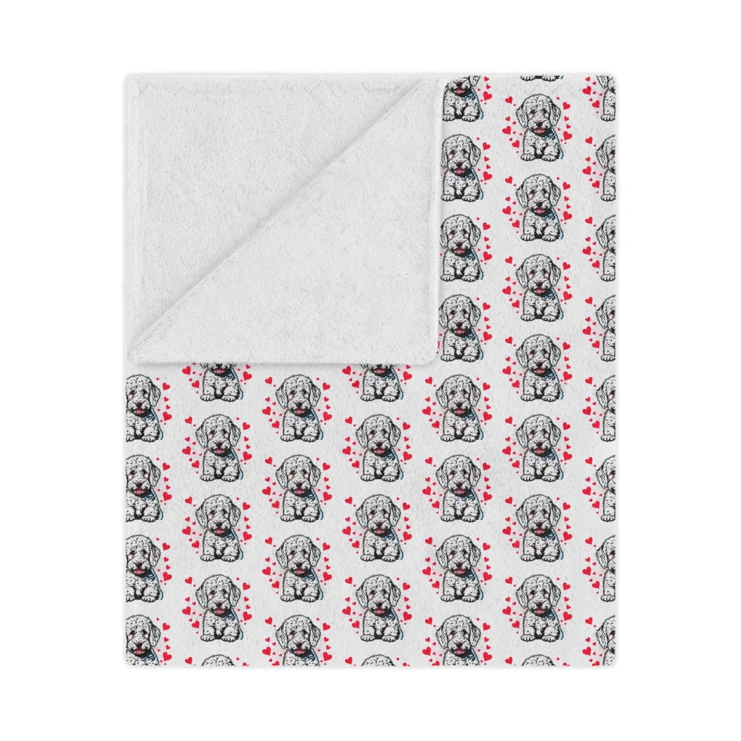 Valentine's Day Gift Labradoodle Soft Microfiber Blanket - Etsy
