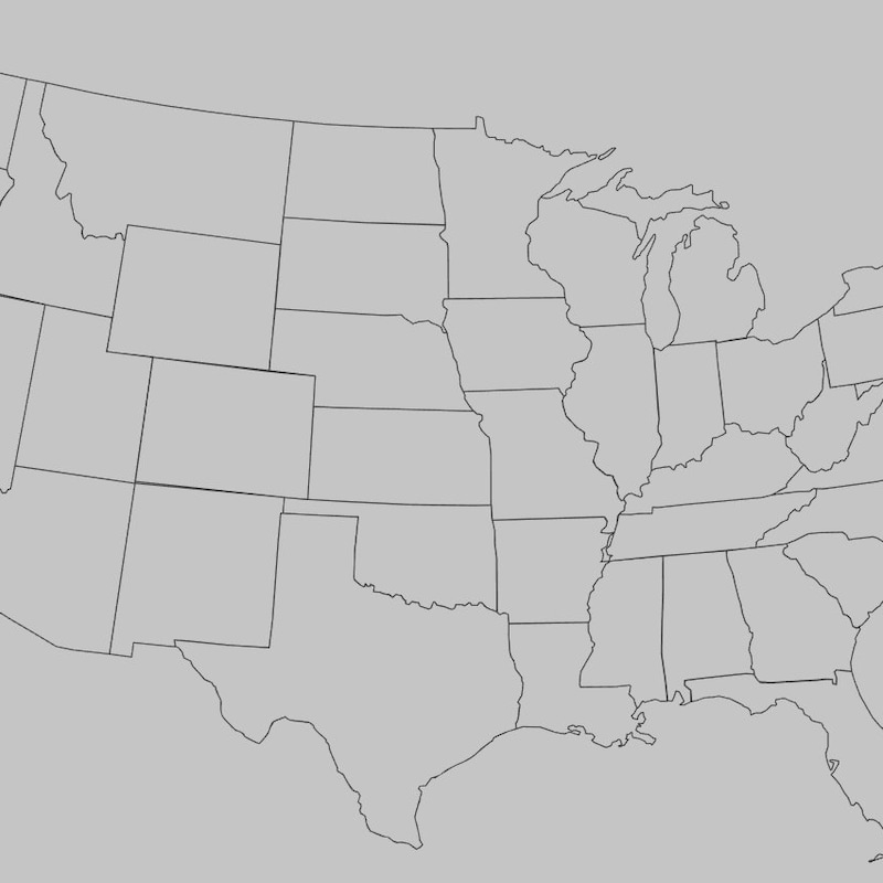 50 States Photo Map - Etsy