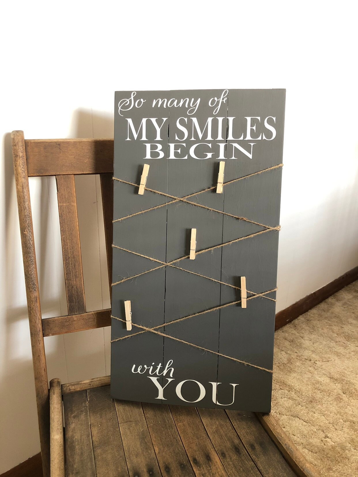 Wooden Photo Board Custom Photo Board Photo Display Board - Etsy