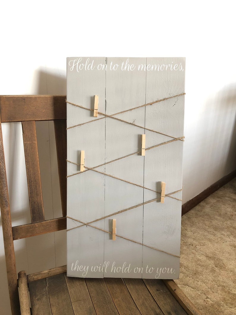 Wooden Photo Board Custom Photo Board Photo Display Board - Etsy